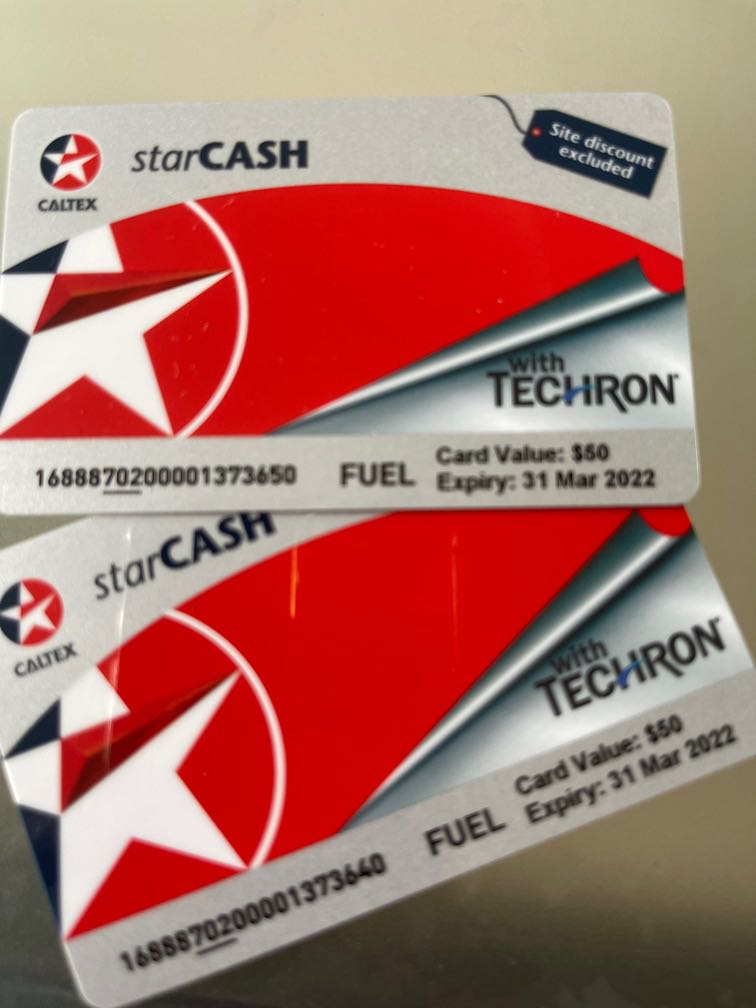 Caltex StarCash, Tickets & Vouchers, Store Credits on Carousell
