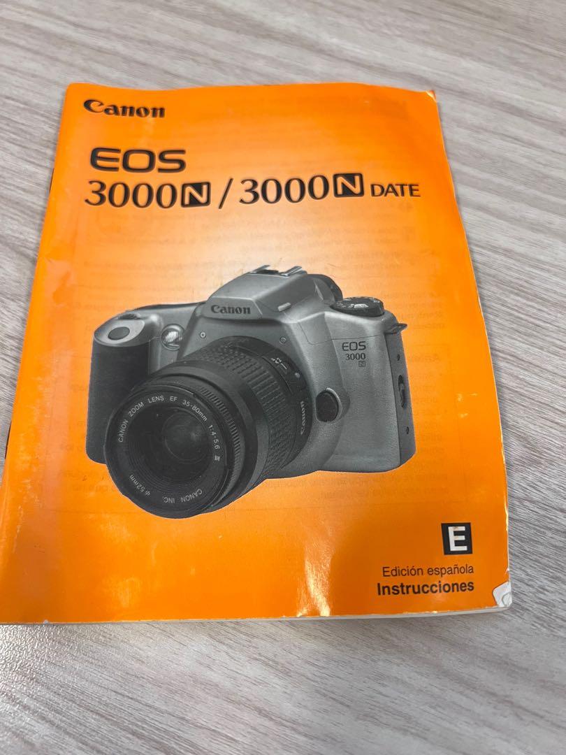 Canon EOS3000 film camera with 2 lens, Photography, Cameras on Carousell