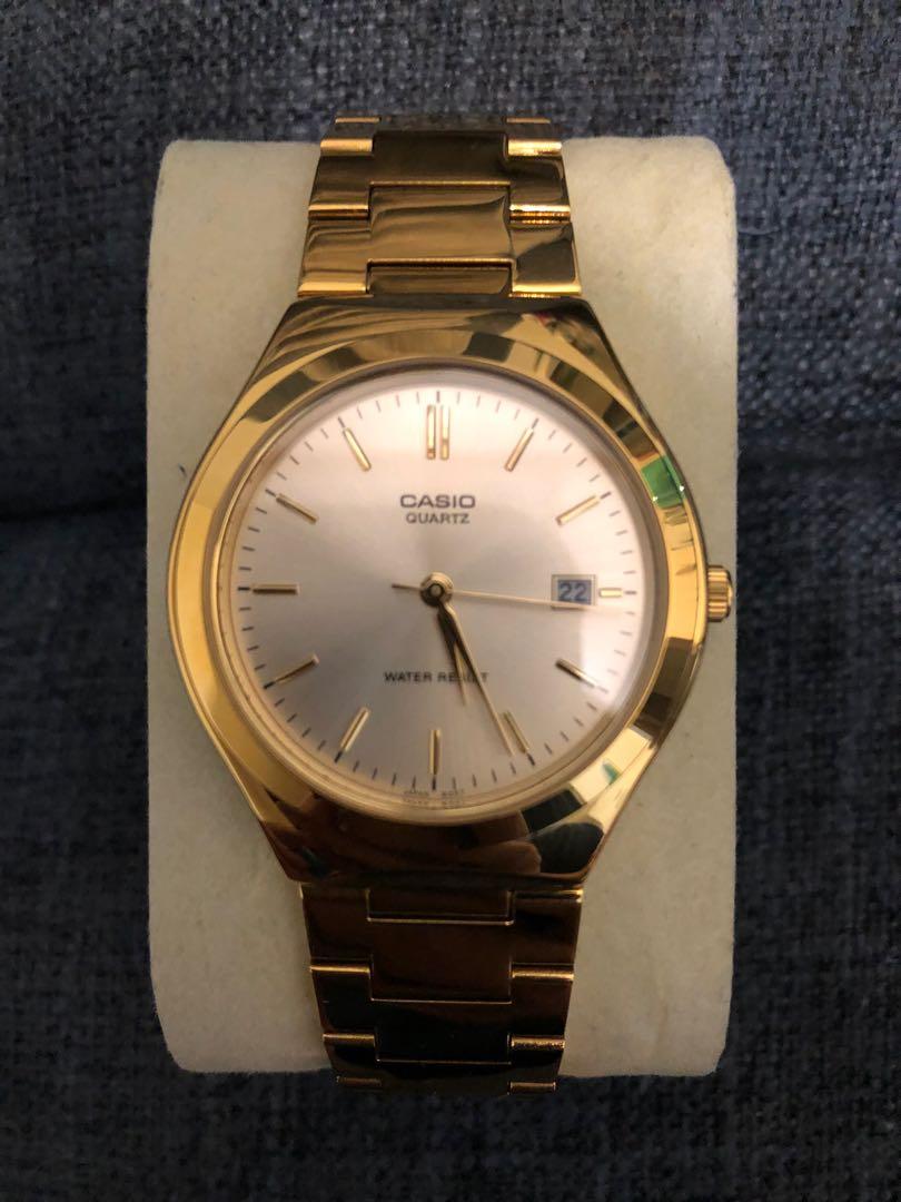 Casio gold vintage watch mtp 1170, Men's Fashion, Watches & Accessories ...