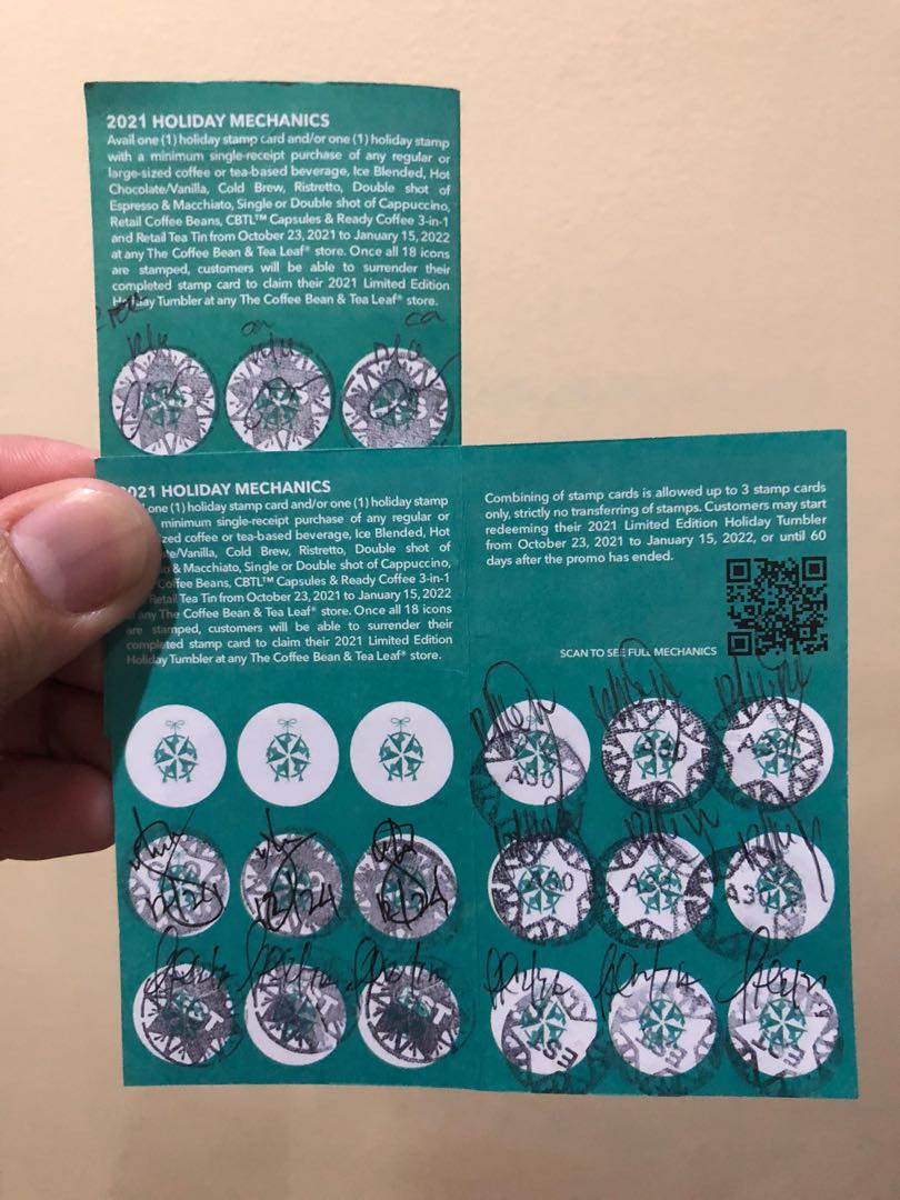 CBTL Stamp Card, Tickets & Vouchers, Store Credits on Carousell