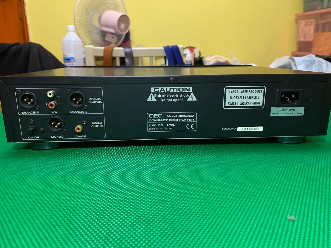 CEC CD3300 CD PLAYER, 音響器材, 音樂播放裝置 MP3及CD Player - Carousell