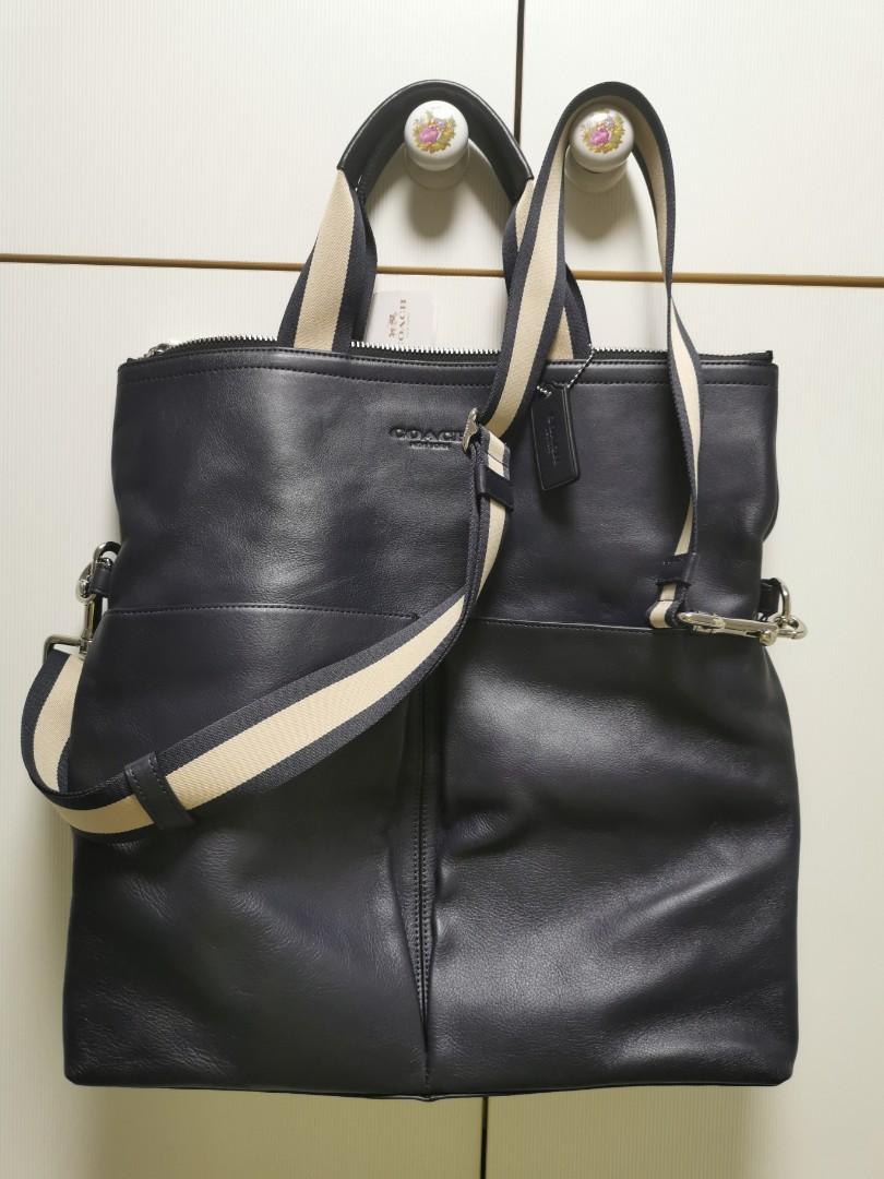 Coach Foldover Tote, Men's Fashion, Bags, Sling Bags on Carousell