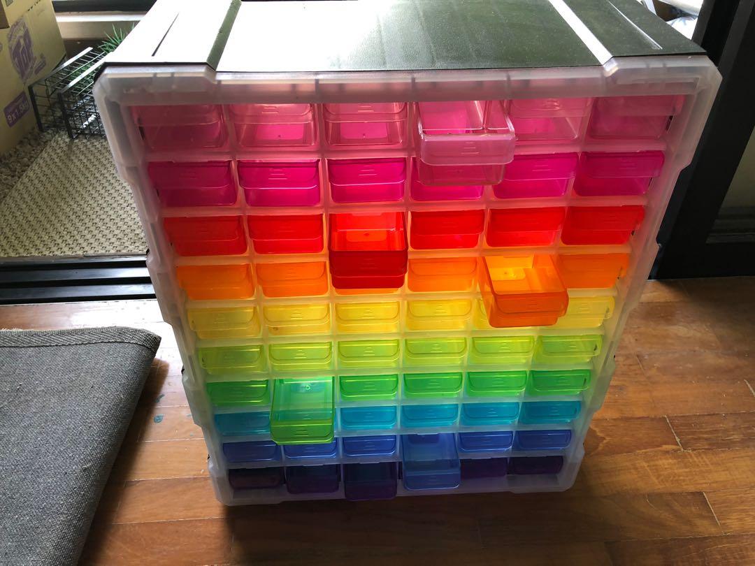 Crafter’s 60-drawer Storage Unit, Hobbies & Toys, Stationery & Craft ...