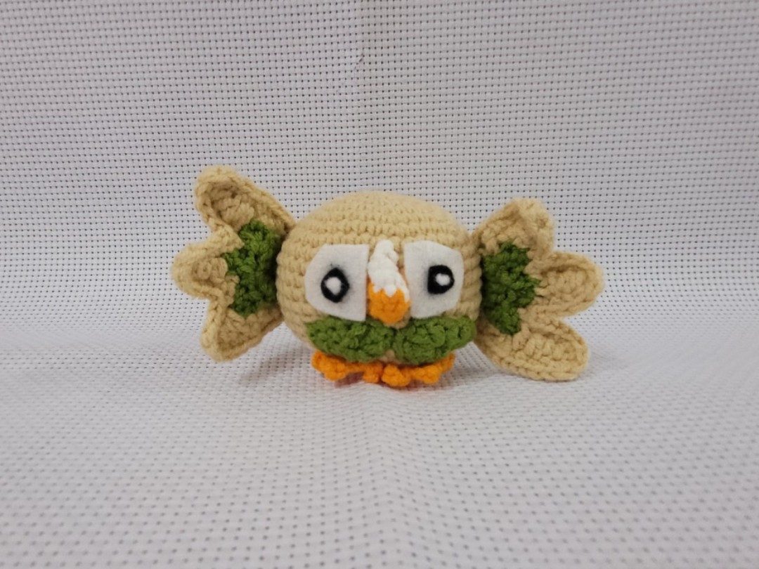 Crochet pokemon rowlet, Hobbies & Toys, Stationery & Craft, Handmade ...