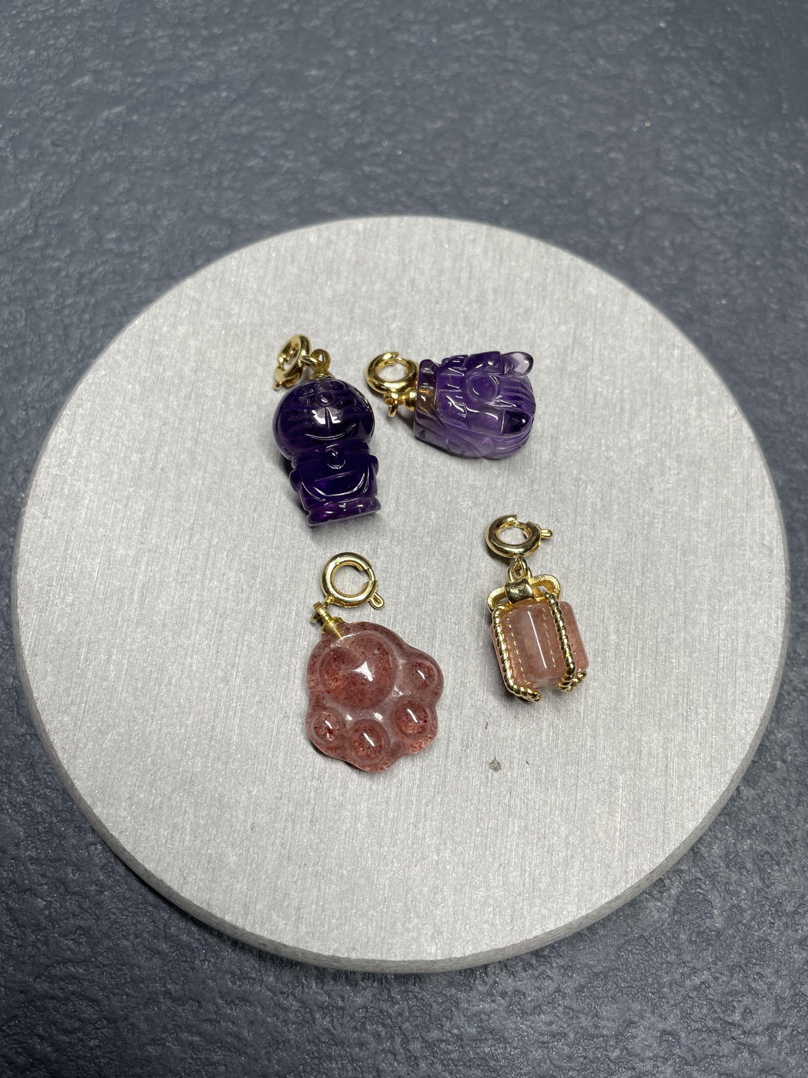 Crystal Charm Set A, Women's Fashion, Jewelry & Organisers, Charms on ...