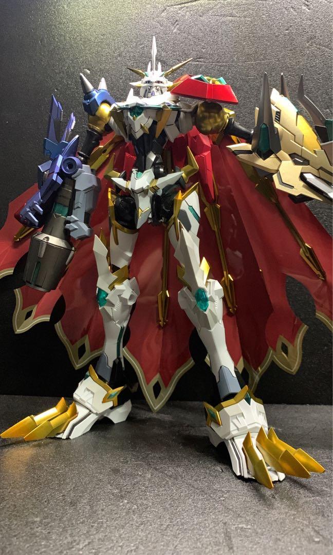 Custom painted omegamon X-antibody figure rise standard, Hobbies & Toys ...