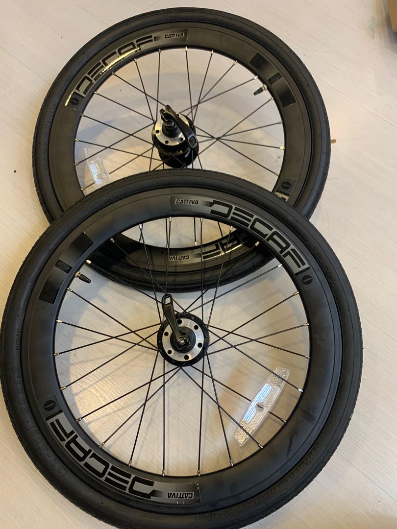 Decaf wheelset with tyres ( brand new ), Sports Equipment, Bicycles ...