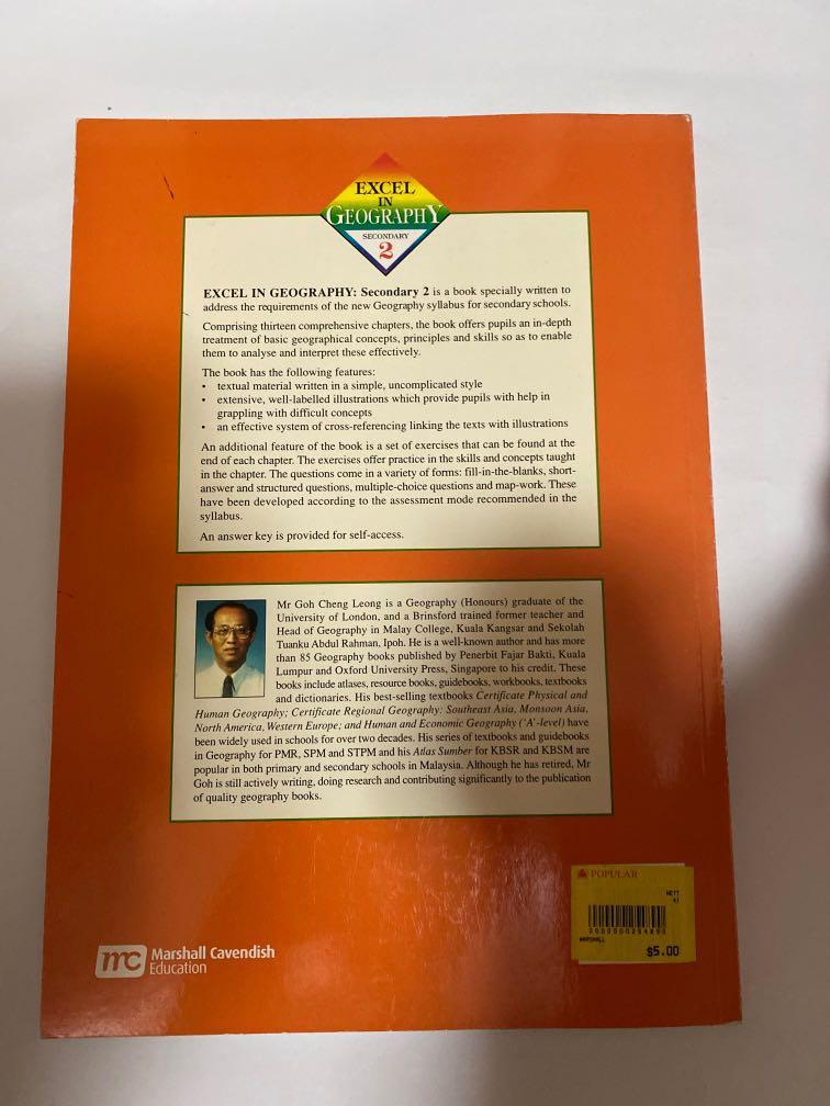 Excel in Geography assessment book (Sec 2), Hobbies & Toys, Books ...