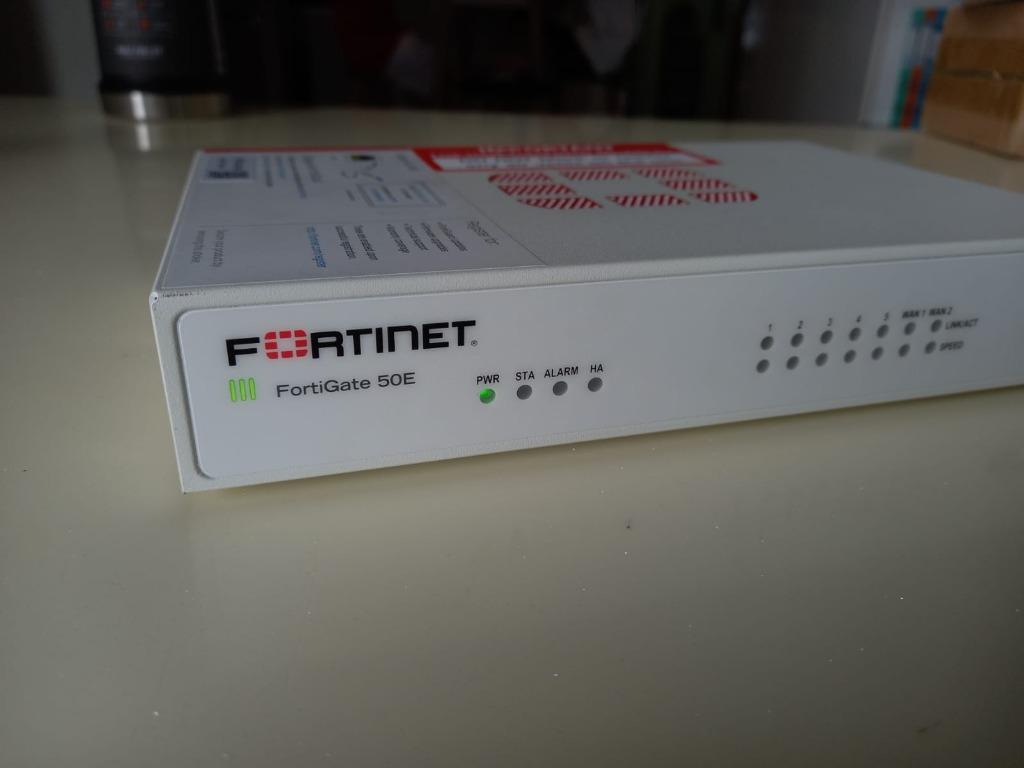 Fortinet Fortigate 50E firewall (very new condition), Computers & Tech ...