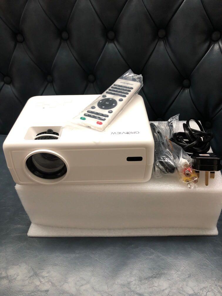 Groview LED projector G210 HD1080P Bluetooth, TV & Home Appliances, TV ...