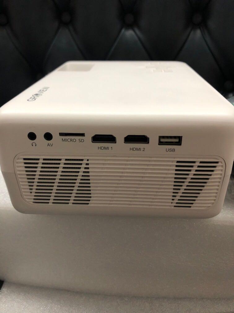 Groview LED projector G210 HD1080P Bluetooth, TV & Home Appliances, TV ...