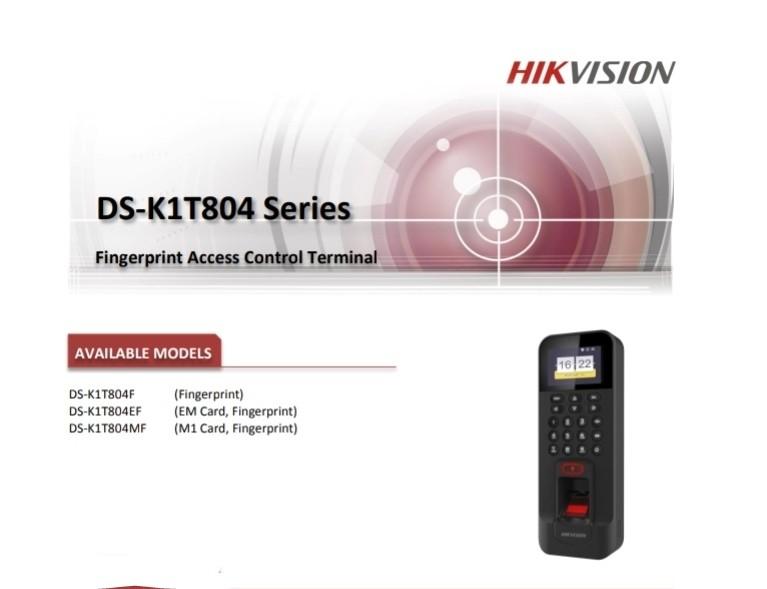Hik Vision Fingerprint Door Access & Time Attendance Reader, Furniture ...