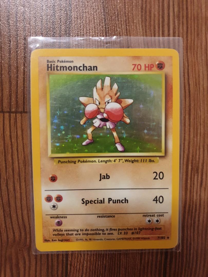 Hitmonchan Hollow Pokemon Card, Hobbies & Toys, Toys & Games on Carousell