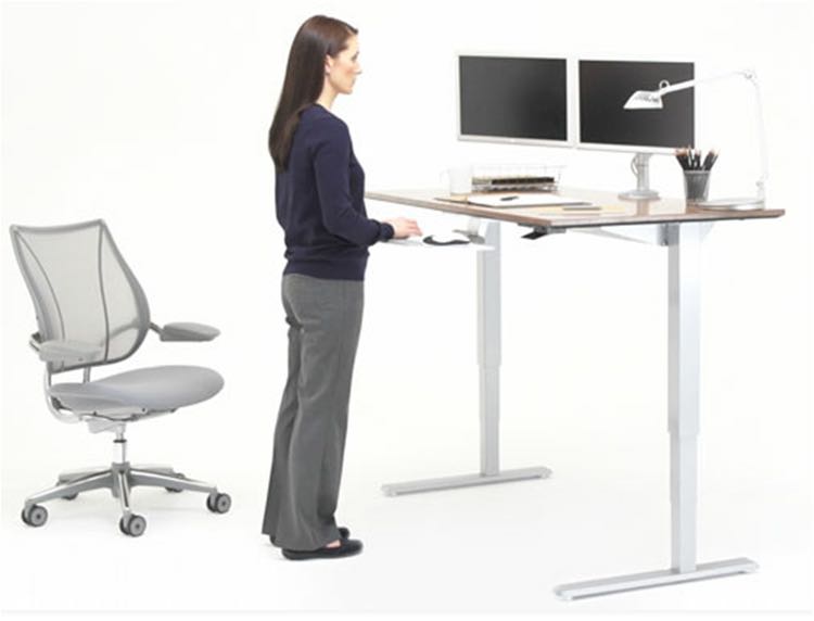 HUMANSCALE height adjustable table, Furniture & Home Living, Furniture ...