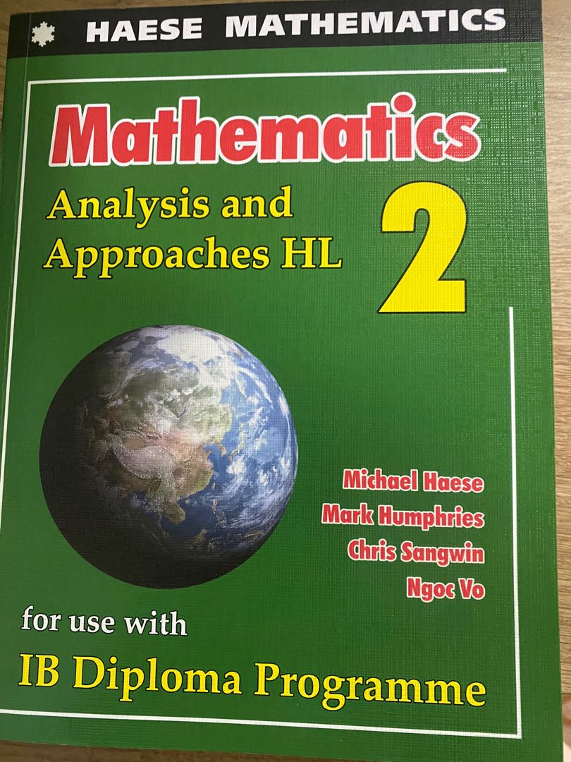 IB - Mathematics Analysis & approaches HL 2, Hobbies & Toys, Books ...