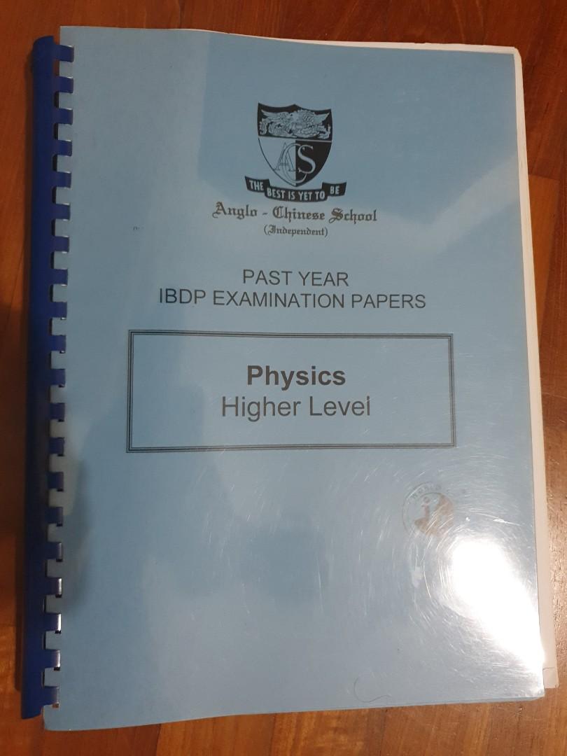 IB HL Physics past year papers, Hobbies & Toys, Books & Magazines ...