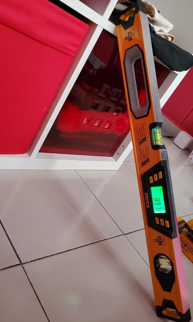 INGCO Industrial Digital Level, Furniture & Home Living, Home ...