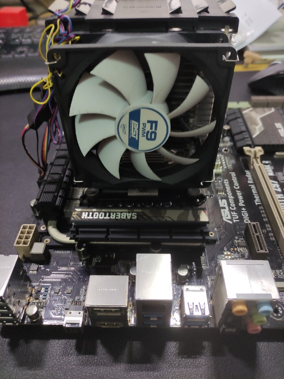 Intel I7 4790K with ASUS Z97 SABERTOOTH Z97 MARK 2 with asus dual band ...