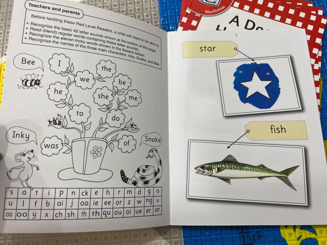 Jolly Phonics Red Level Readers, Hobbies & Toys, Books & Magazines ...