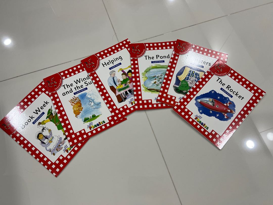 Jolly Phonics Red Level Readers, Hobbies & Toys, Books & Magazines ...