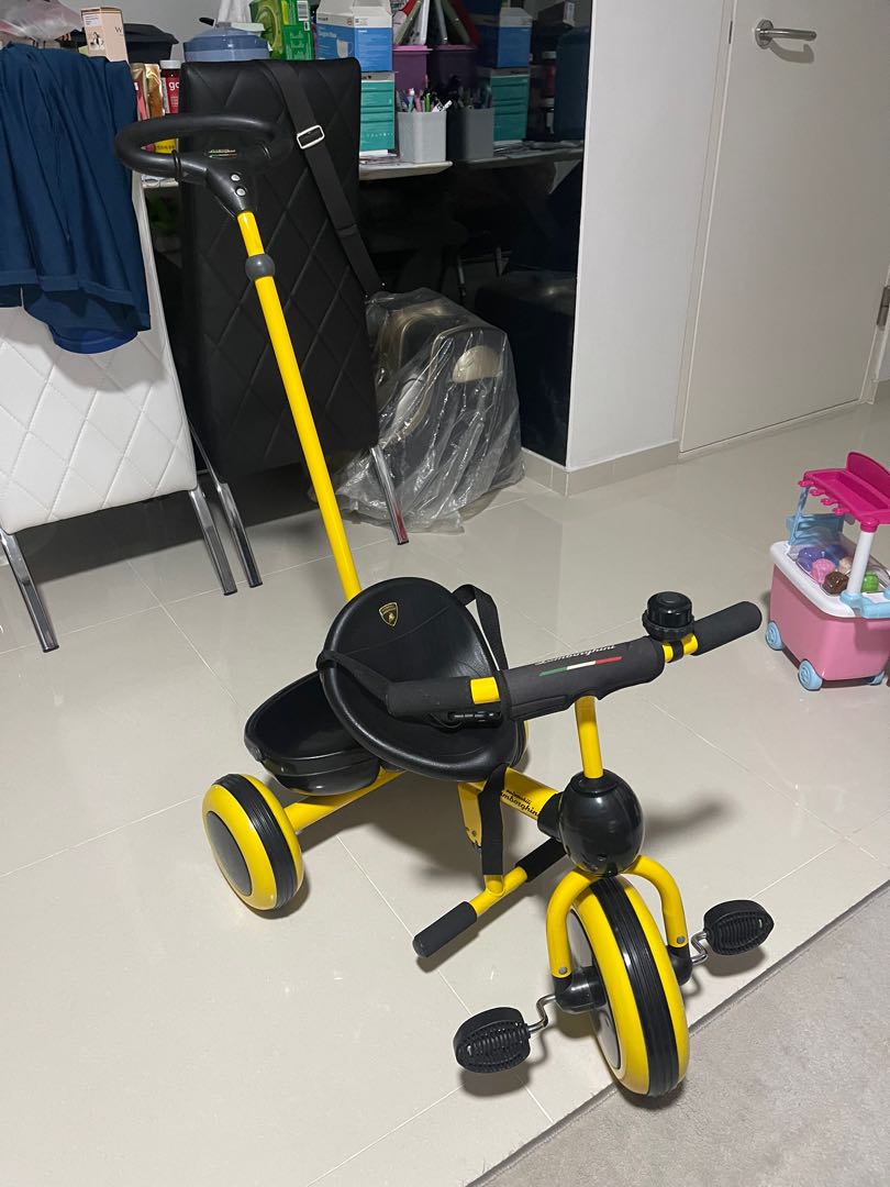 Lamborghini Kids Tricycle ( good condition), Babies & Kids, Infant ...