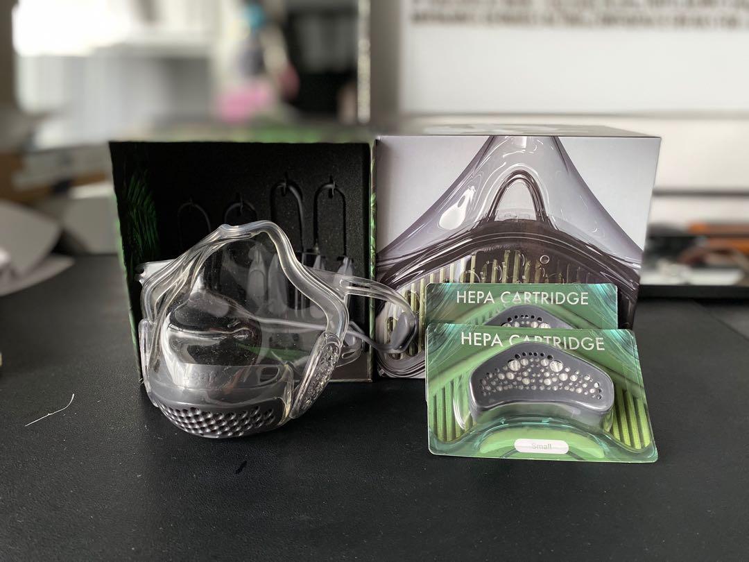 Leaf - HEPA Transparent Mask, Health & Nutrition, Face Masks & Face ...
