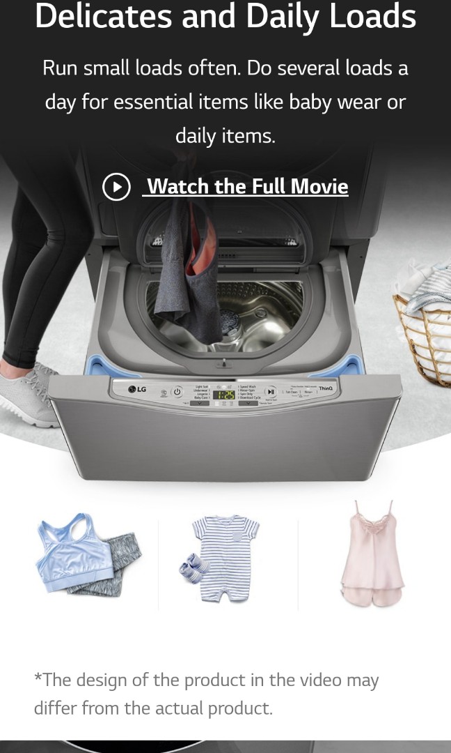 LG Mini Front Load Washer, TV & Home Appliances, Washing Machines and ...