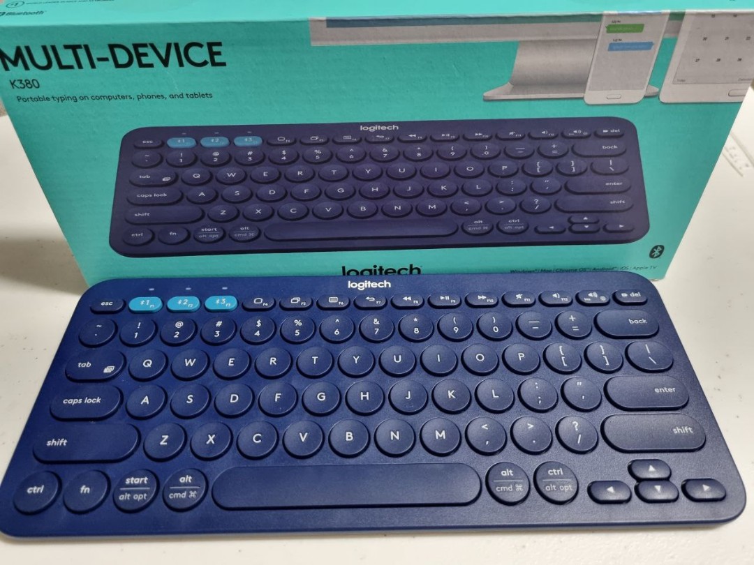 LOGITECH Keyboard Bluetooth, Computers & Tech, Parts & Accessories ...