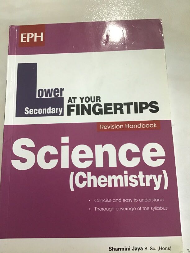 Lower Secondary Science Revision Handbook [Chemistry], Hobbies & Toys ...