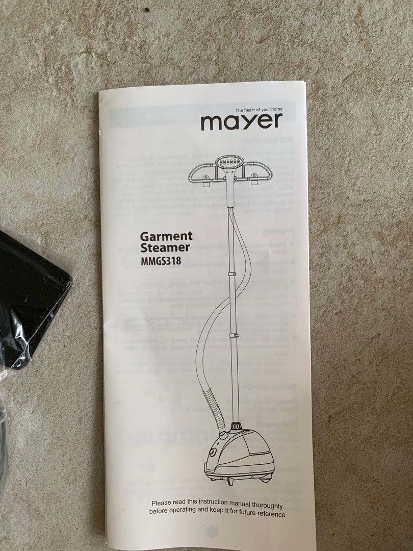 Mayer garment steamer, TV & Home Appliances, Irons & Steamers on Carousell