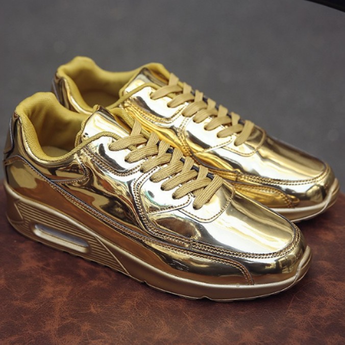 Mens Gold sneakers, Men's Fashion, Footwear, Sneakers on Carousell