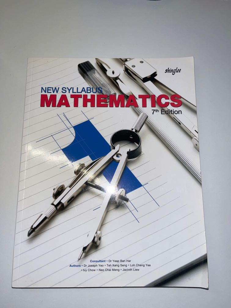 New Syllabus Mathematics Textbook 1 (7th Edition), Hobbies & Toys ... New Syllabus Mathematics Textbook 1 (7th Edition), Hobbies & Toys ...
