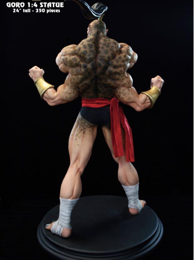 PCS Mortal Kombat goro 1/4 scale pop culture shock statue, Hobbies ...