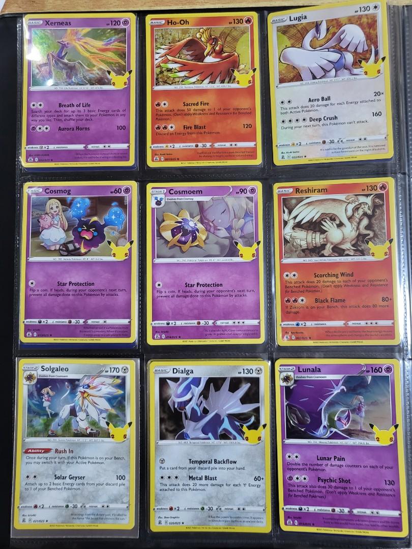 Pokemon 25th anniversary holo foil reprint collection, Hobbies & Toys ...