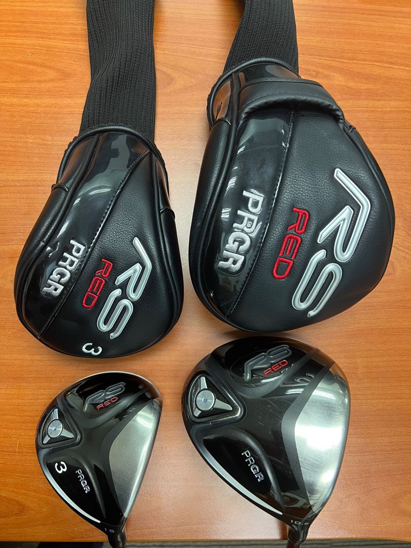 PRGR RS RED Driver & 3 wood, Sports Equipment, Sports & Games, Golf on Carousell