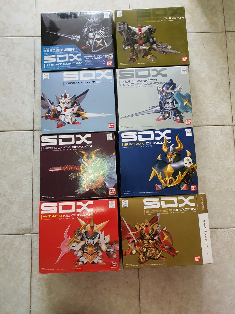SDX Gundam - Knight Gundam, Full Armor Knight Gundam, Versal Knight ...