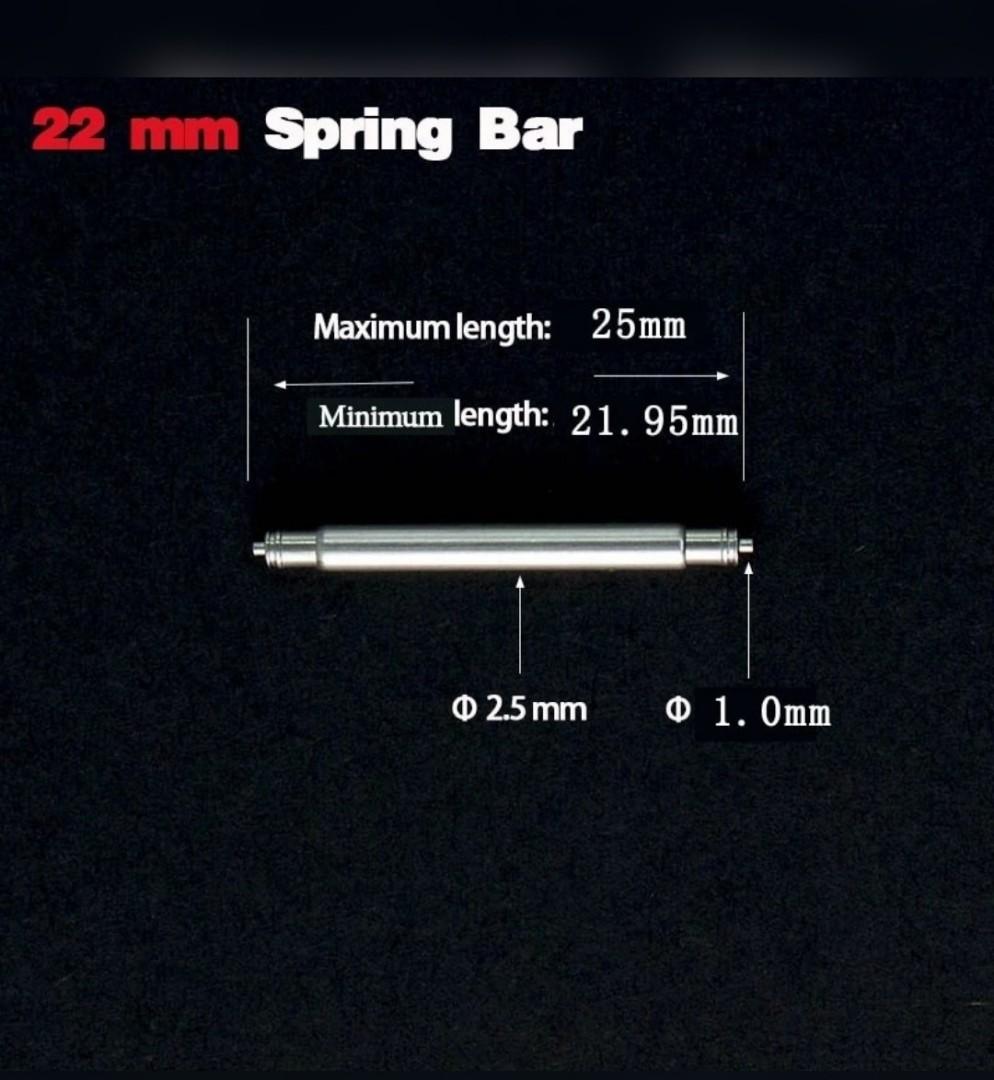 Seiko 2.5mm Fat Spring Bar, Luxury, Watches on Carousell