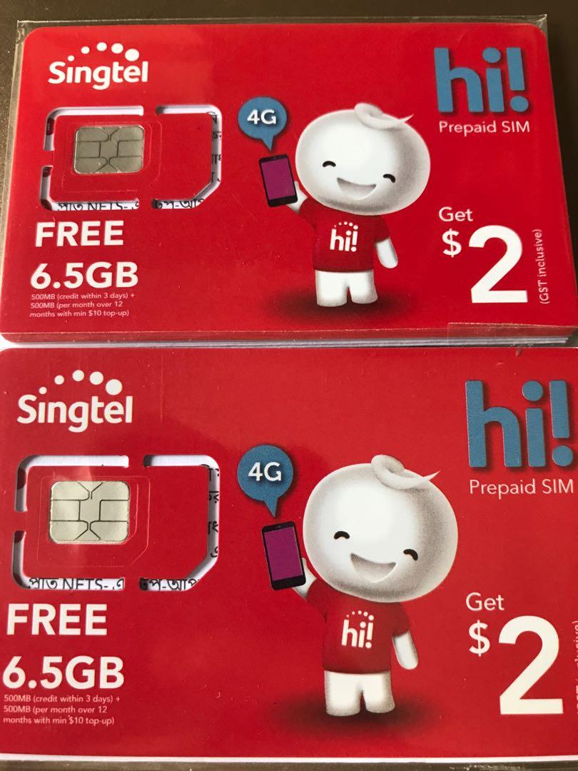 Singtel prepaid Sim Card, Mobile Phones & Gadgets, Other Gadgets on ...