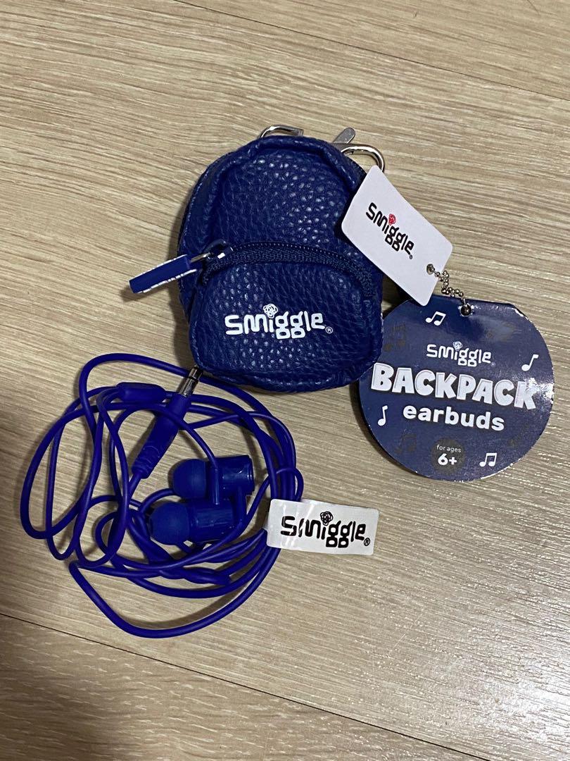 Smiggle Earbuds, Backpack - Blue, Audio, Earphones on Carousell