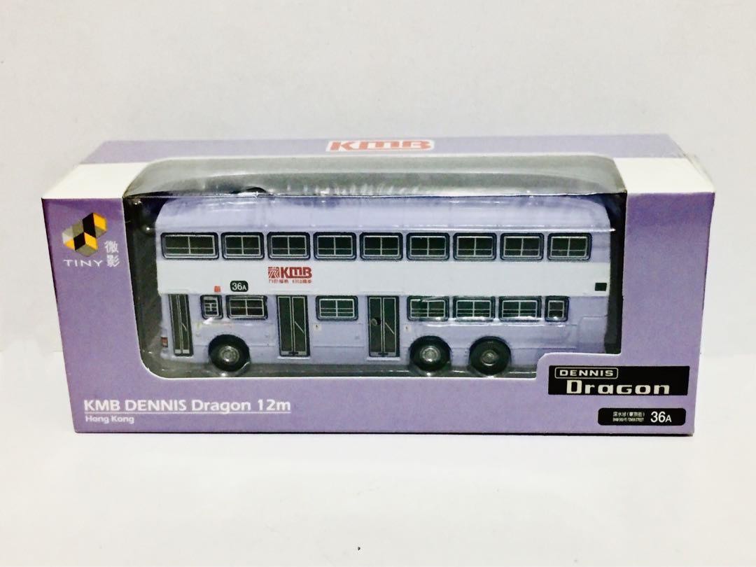 全新未拆Tiny 微影 7-11 限定 九巴 KMB丹尼士 巨龍 DENNIS DRAGON 12米 三門巨龍 粉紫 (36A 深水埗東京街) 7仔限定, 興趣及遊戲, 玩具 & 遊戲類 ...