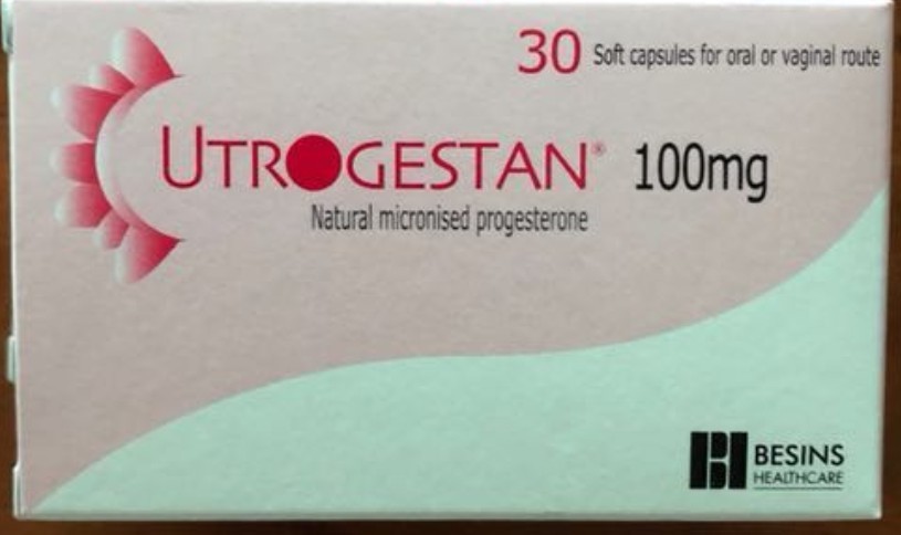 Utrogestan 100mg 30 capsules, Health & Nutrition, Health Supplements ...