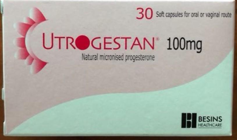 Utrogestan 100mg 30 capsules, Health & Nutrition, Health Supplements ...