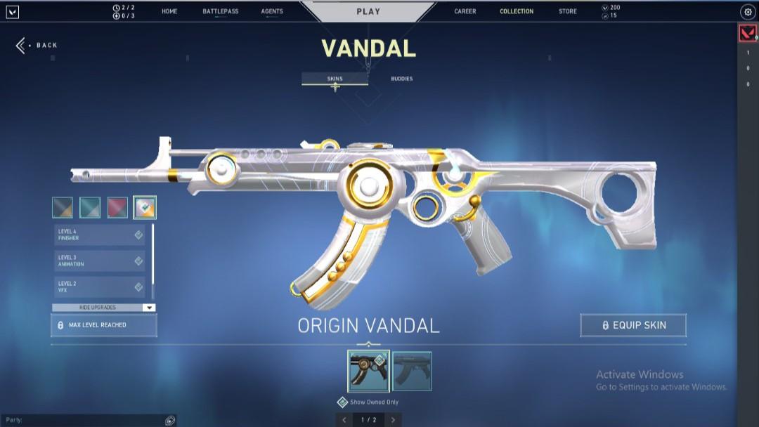 Valorant Silver 3 account Origin vandal, Video Gaming, Gaming ...