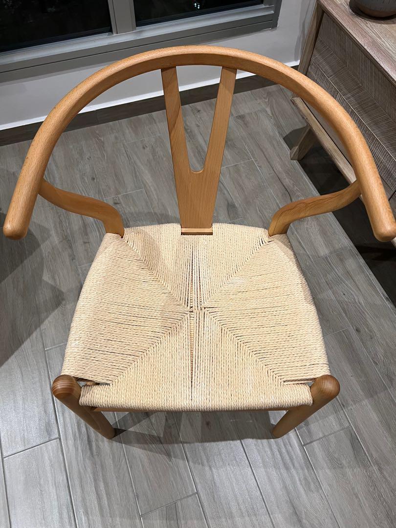 Wishbone Y shaped back Chair, Furniture & Home Living, Furniture ...