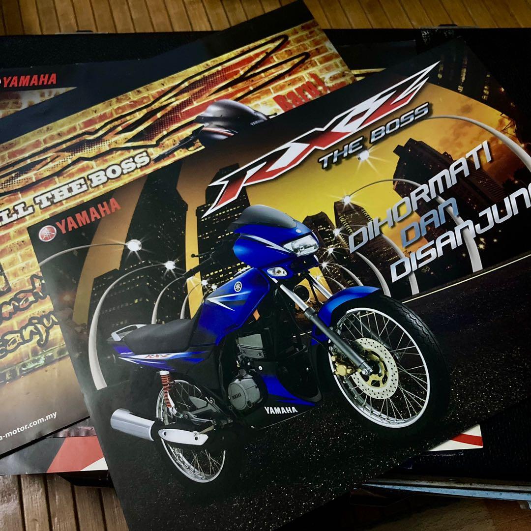 Yamaha RXZ original pamplet poster, Motorbikes on Carousell