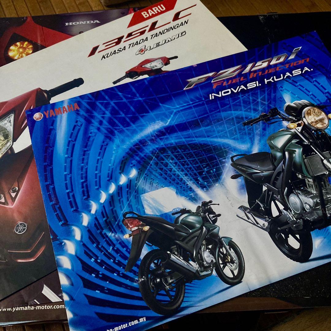 Yamaha RXZ original pamplet poster, Motorbikes on Carousell