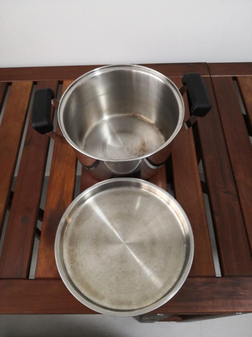 Zebra Stainless Steel 32 CM Cooking Pot, Furniture & Home Living ...