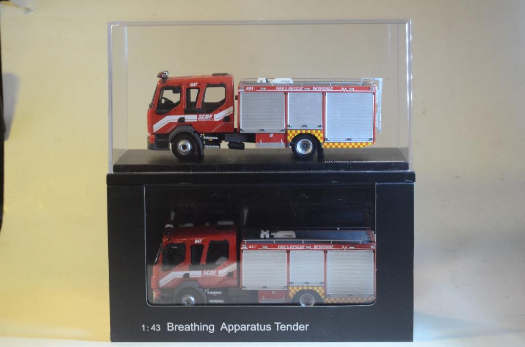 1:43 Masterpiece Collectibles SCDF Breathing Apparatus Tender Set ...