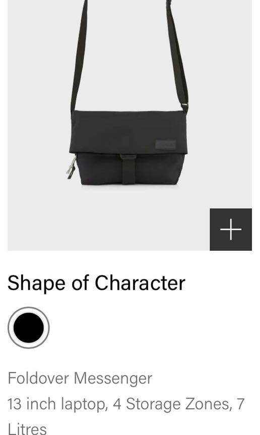 [99%new] CRUMPLER - shape of character foldover messenger, Men's ...