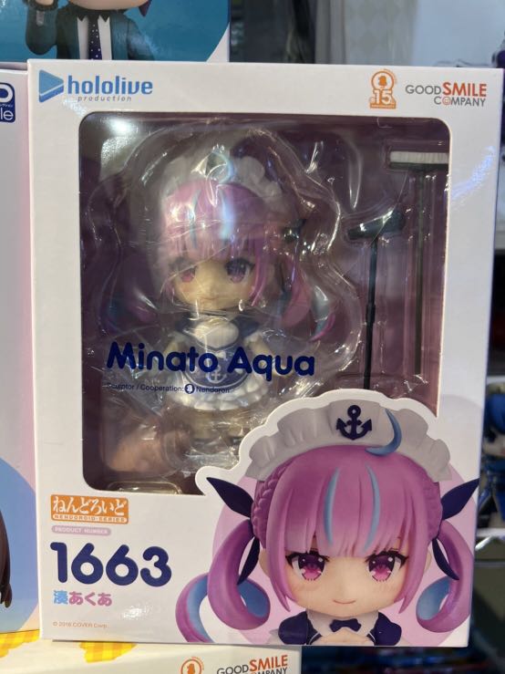 全新 日版 黏土人 1663 湊阿庫婭 湊あくあ 土人 hololive goodsmile gsc, 興趣及遊戲, 玩具 & 遊戲類 - Carousell